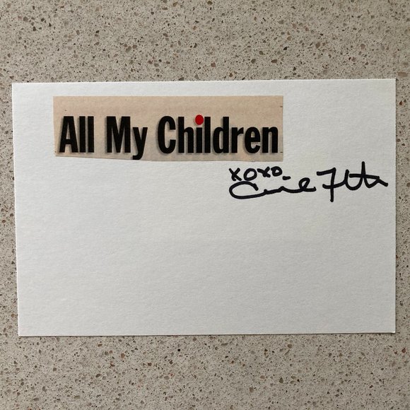 Autograph | Other | Connie Fletcher Signed Index Card 4x6 Erin Lavery ...